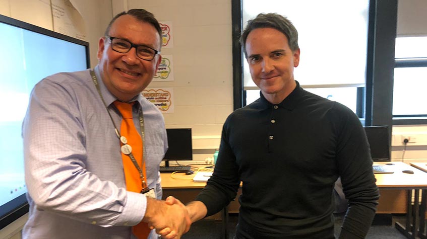 Sacha Lord talks business with The Manchester College | tmc.ac.uk