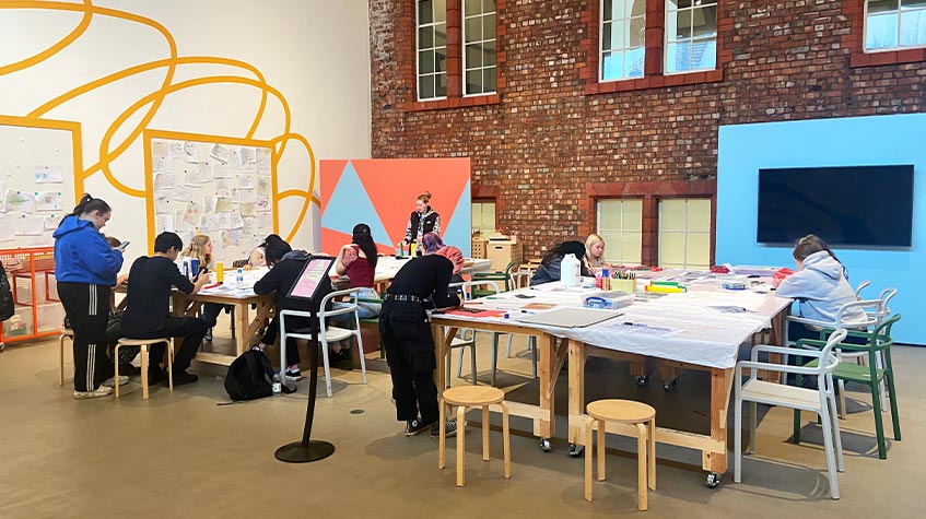 TMC Students Host Whitworth Gallery Workshops