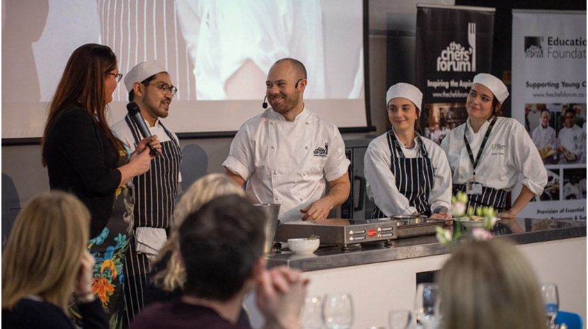 Celebration event with The Chefs’ Forum Academy