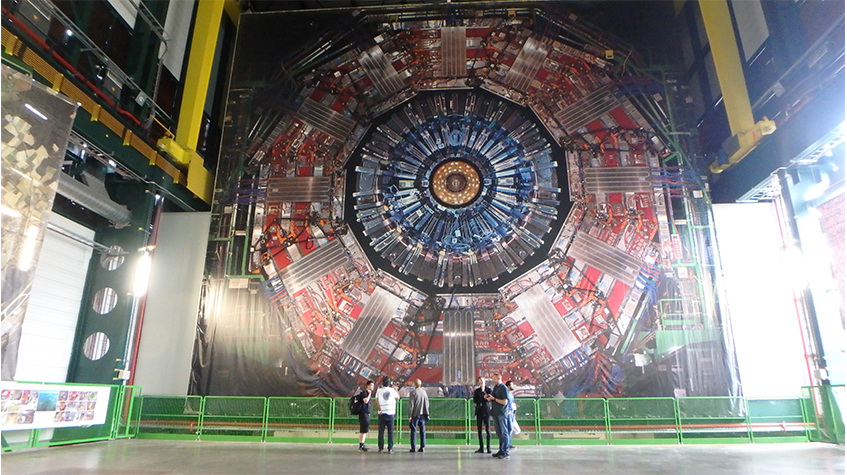 Students in fascinating tour of CERN