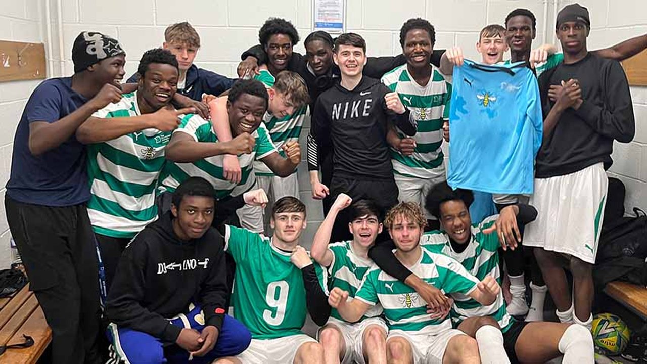 The Manchester College’s men’s football team crowned Association of ...